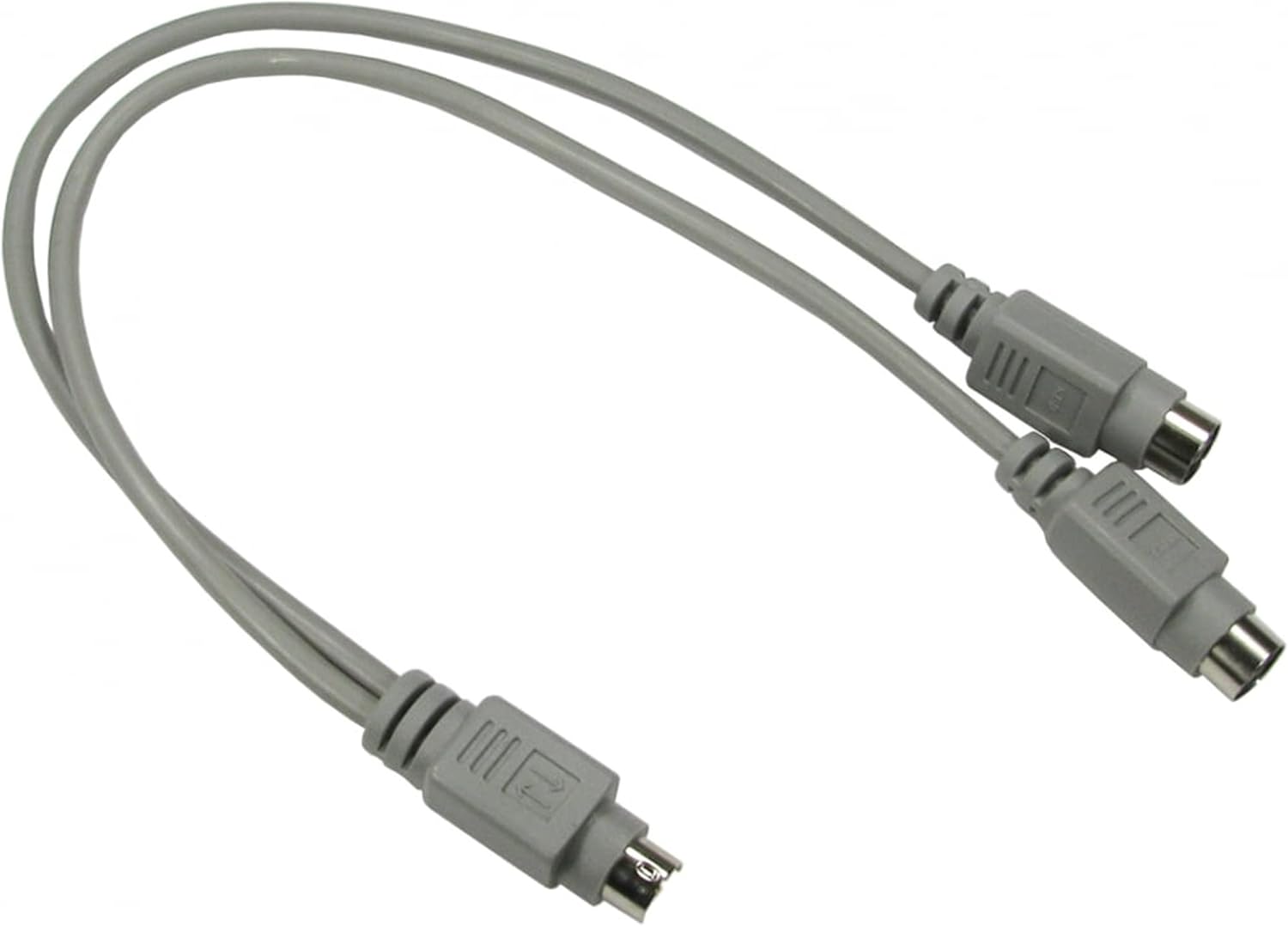 rhinocables Ps2 PS/2 keyboard mouse splitter cable lead Wire Y Splitter ...