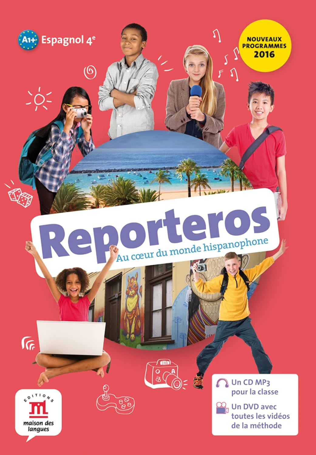 Reporteros 4e - Pack CD + DVD: Au cœur du monde hispanophone: Collectif ...