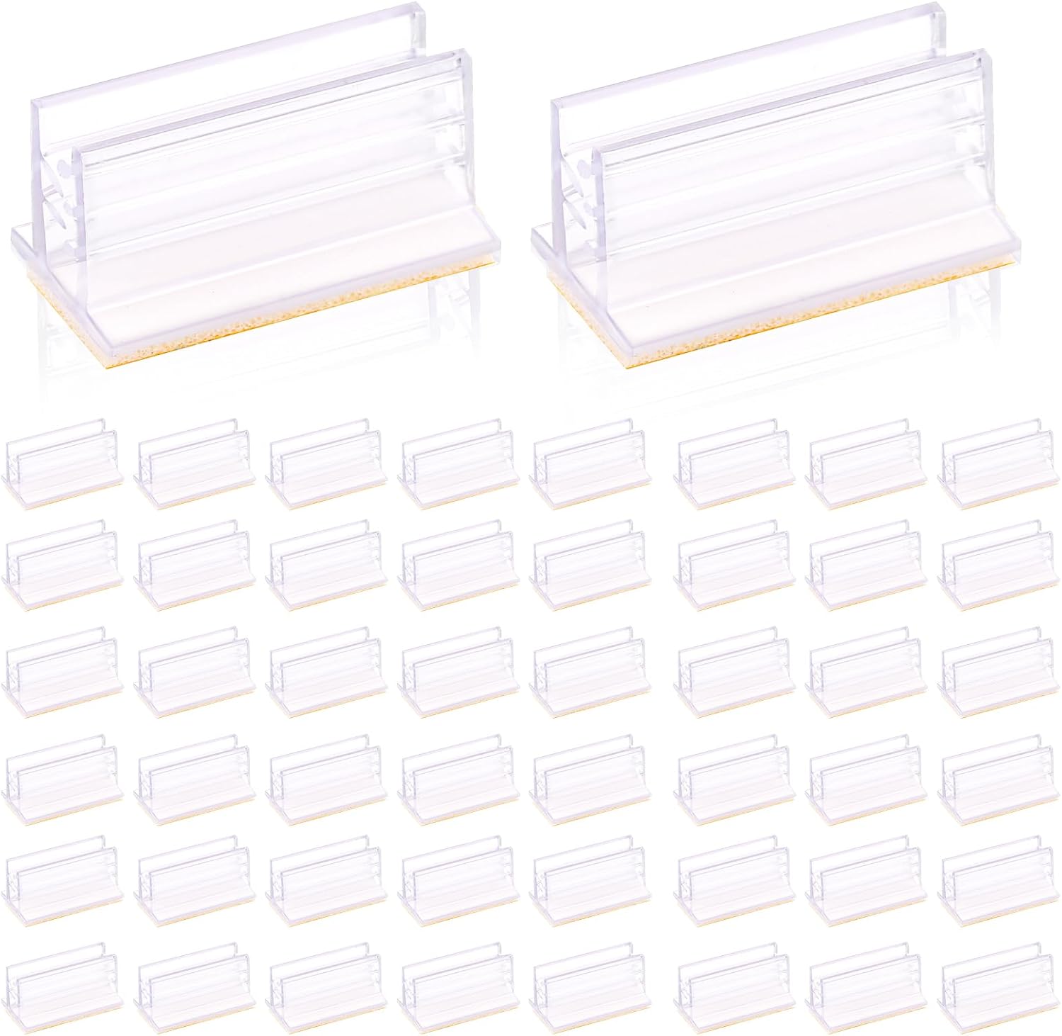 Amazon.com: Thinp 50 Pieces Self Adhesive Sneeze Guard Holder, Acrylic ...