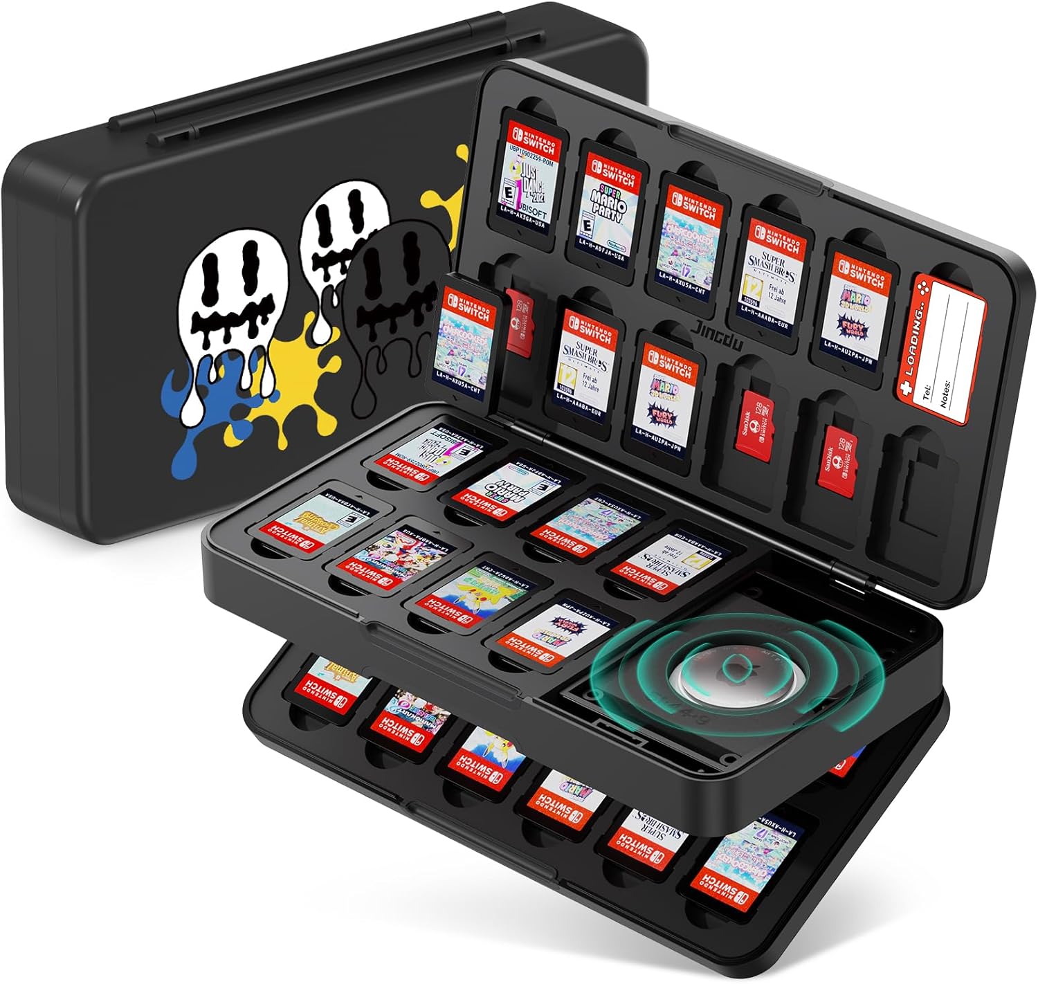 Amazon.com: JINGDU 40-Slot Traceable Switch Game Case Compatible with ...
