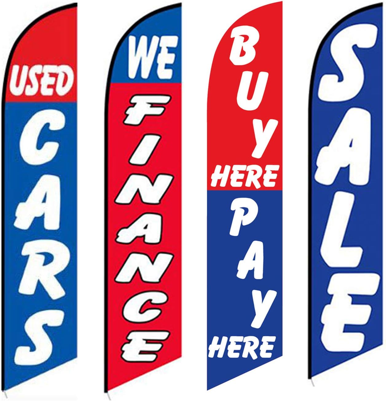 Amazon.com: MissionMax 12 Sale Car Window Flags That Clip on All ...