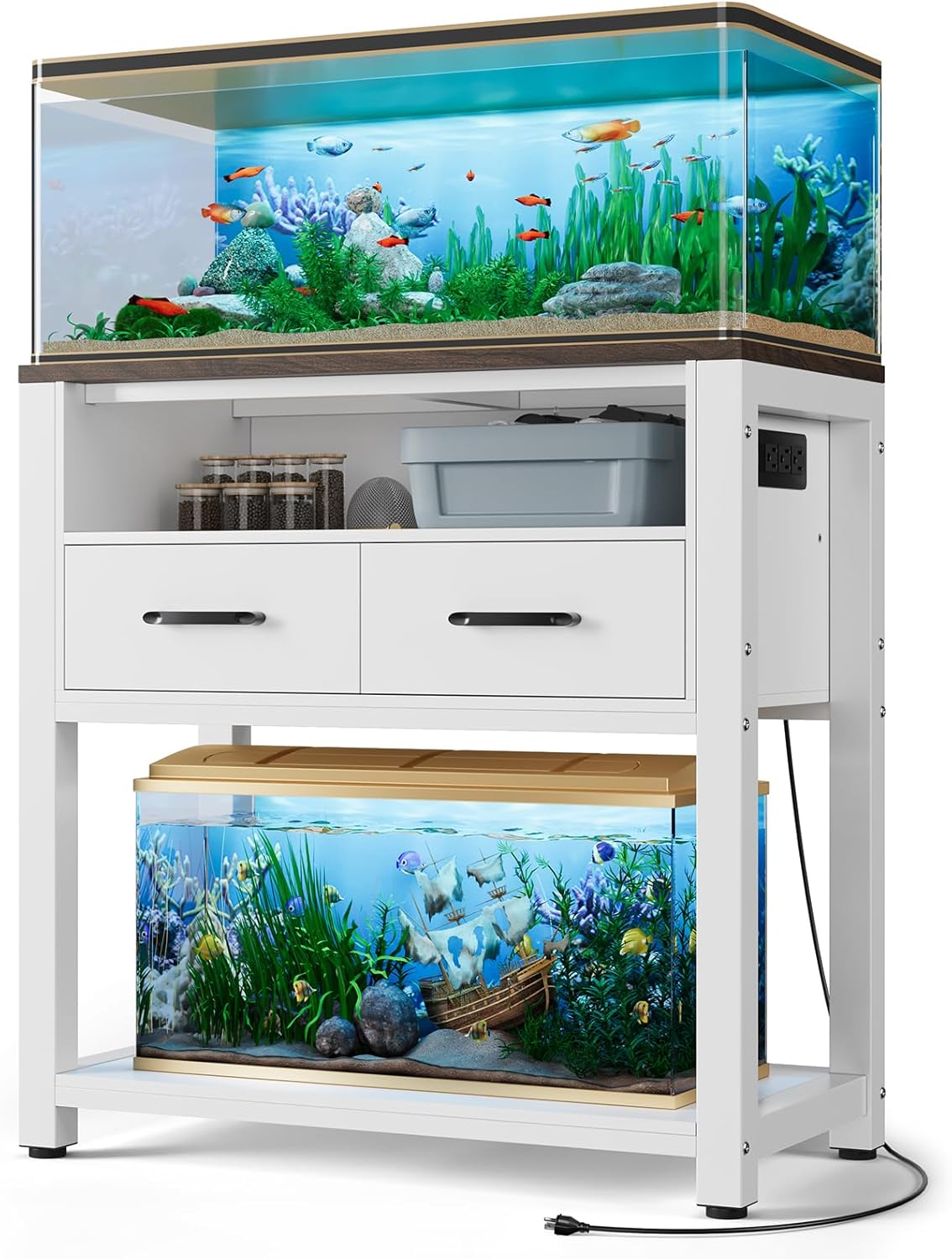 Amazon.com : EOSVALO 20-29 Gallon Aquarium Stand with Stable Metal ...