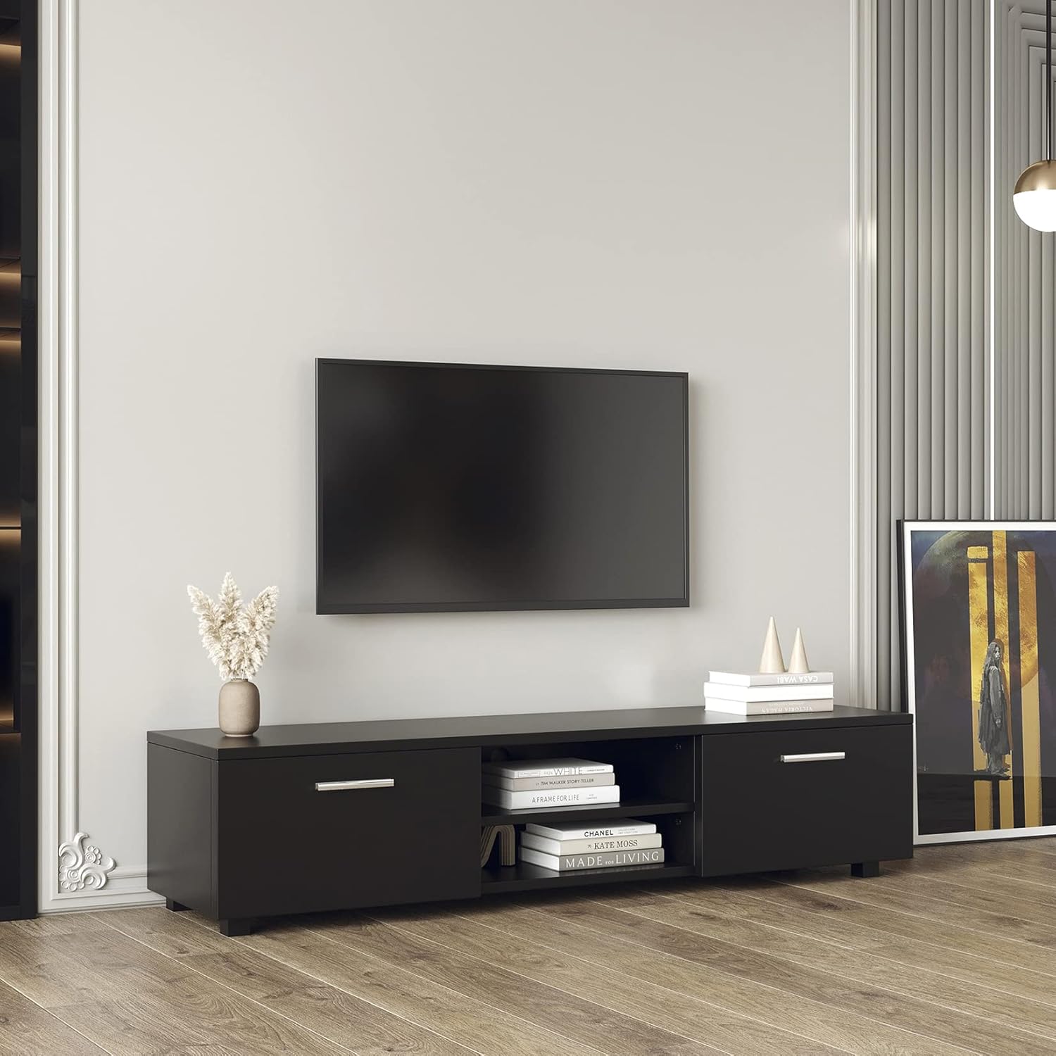 Amazon.com: Bituman TV Stand Modern Entertainment Center Media Console ...