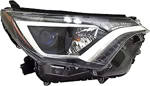 Amazon.com: Replacement For Toyota 2016 2017 2018 RAV4 LE/XLE Halogen ...