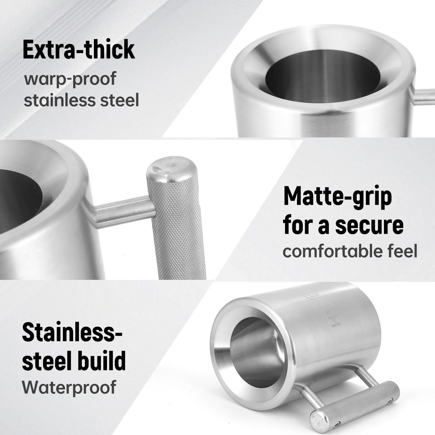Snapklik.com : Heavy Duty Stainless Steel Dumbbell Cup-4KG/14KG/16KG ...