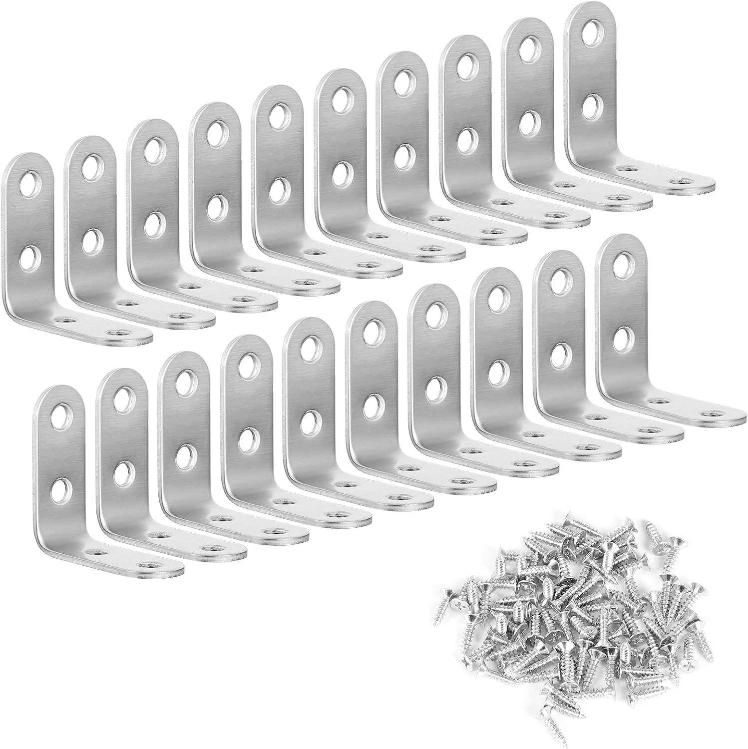 KOSHIFU 20PCS Équerre de Fixation, 40x40mm Inox Équerre Angle 90 Degrés ...