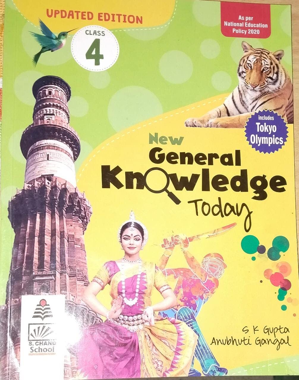 New GK Today Class - IV Updated Edition : S K GUPTA, ANUBHUTI GANGAL: Amazon.in: Books