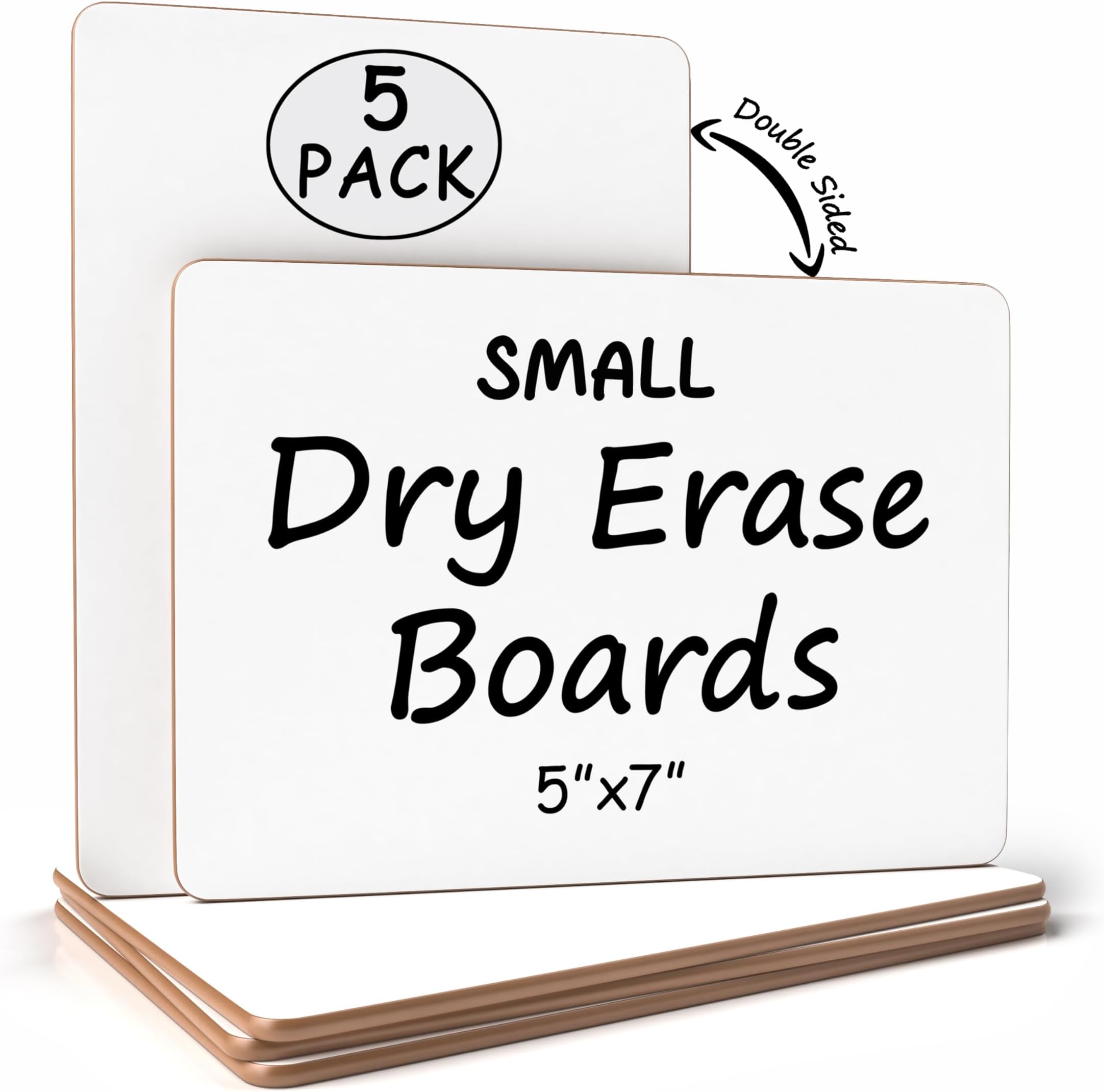 Amazon.com : 6 Pack Dry Erase Board 9"x12" Double Sided Small White ...