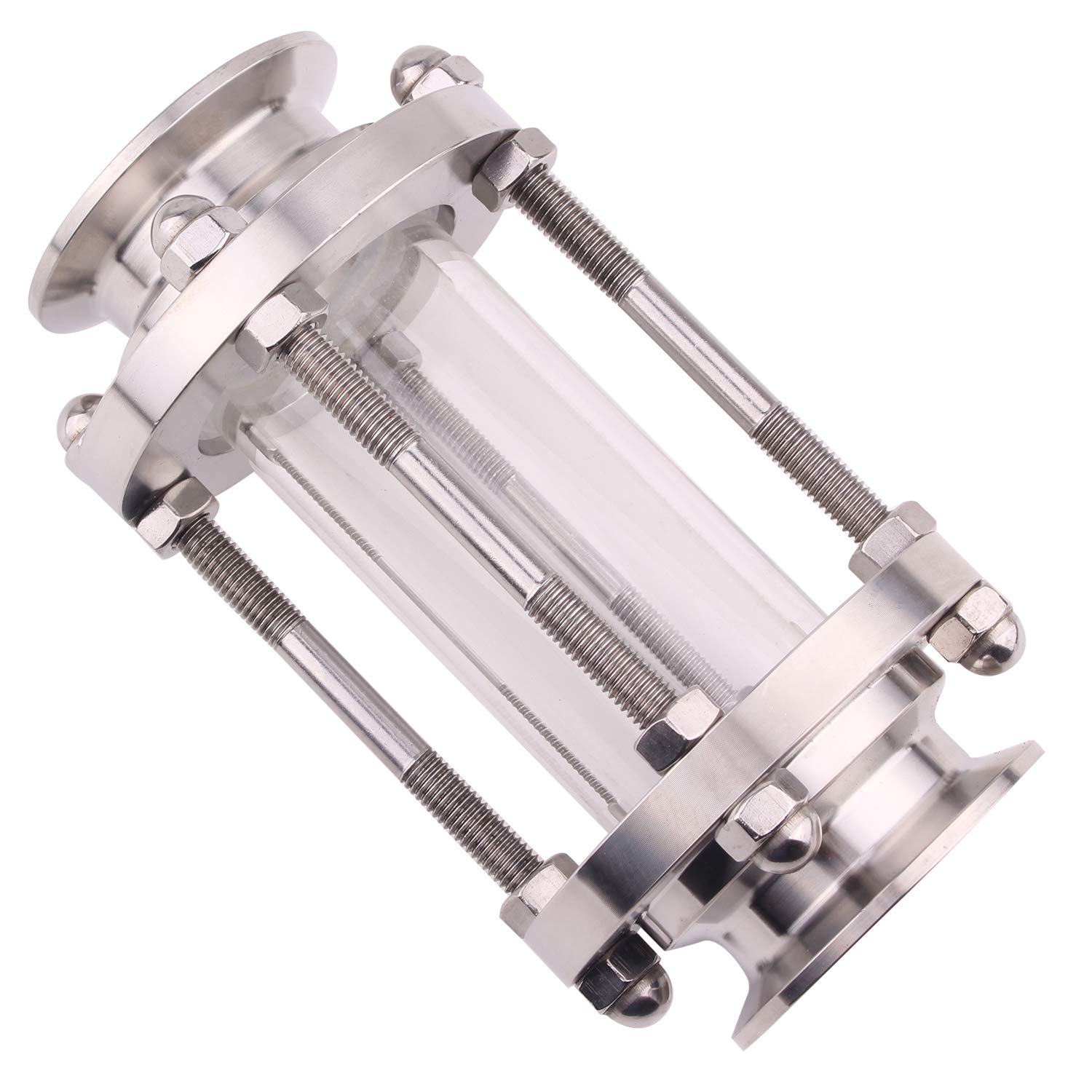 Buy DERNORD in-Line Sight Glass with Clamp End,Flow Sanitary Straight ...
