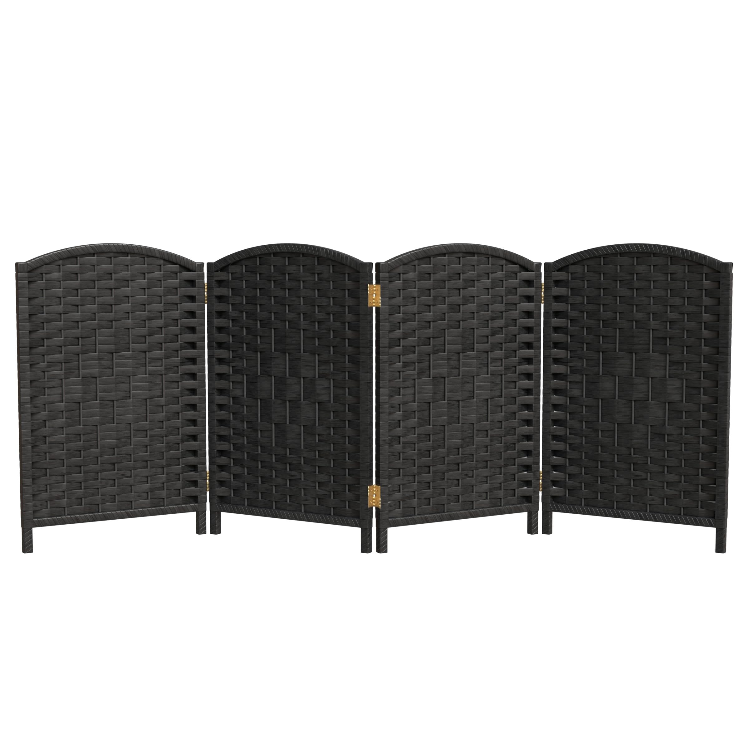 Amazon.com: Red Lantern 2 ft. Short Diamond Weave Fiber Folding Screen ...