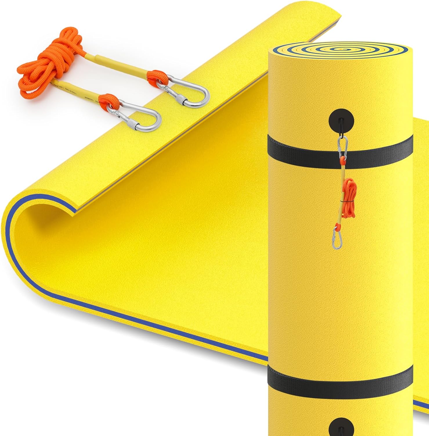 Amazon.com: MADOG 8 x 6 Ft Outdoor Floating Water Mat for Adult Beach ...