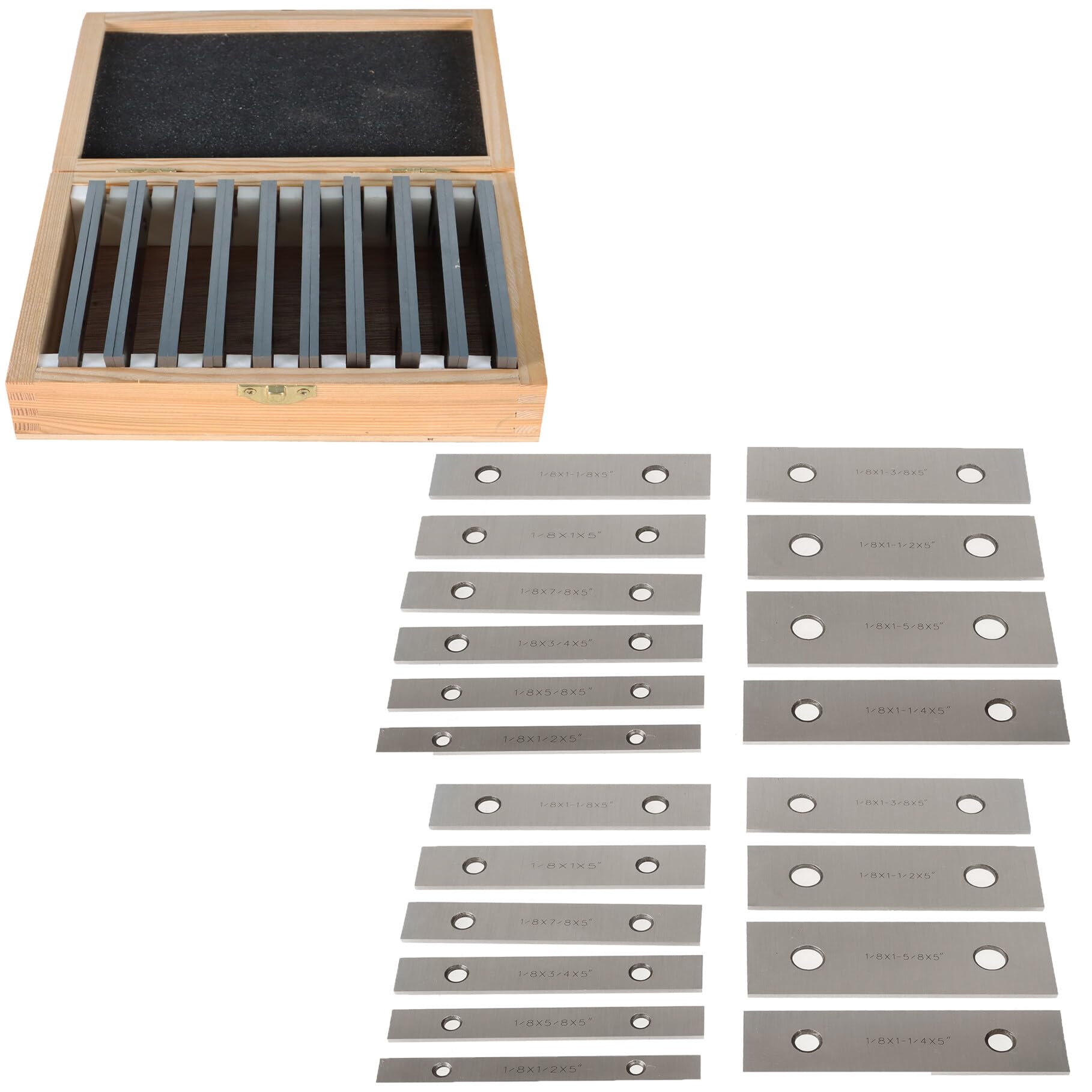 TJHSM 10 Pair 1/8 x 5 Machinist Parallel Block Tool Set, 0.0002 ...