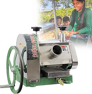 Amazon.com: Manual Sugar Cane Juicer,Commercial Sugar Cane Press ...