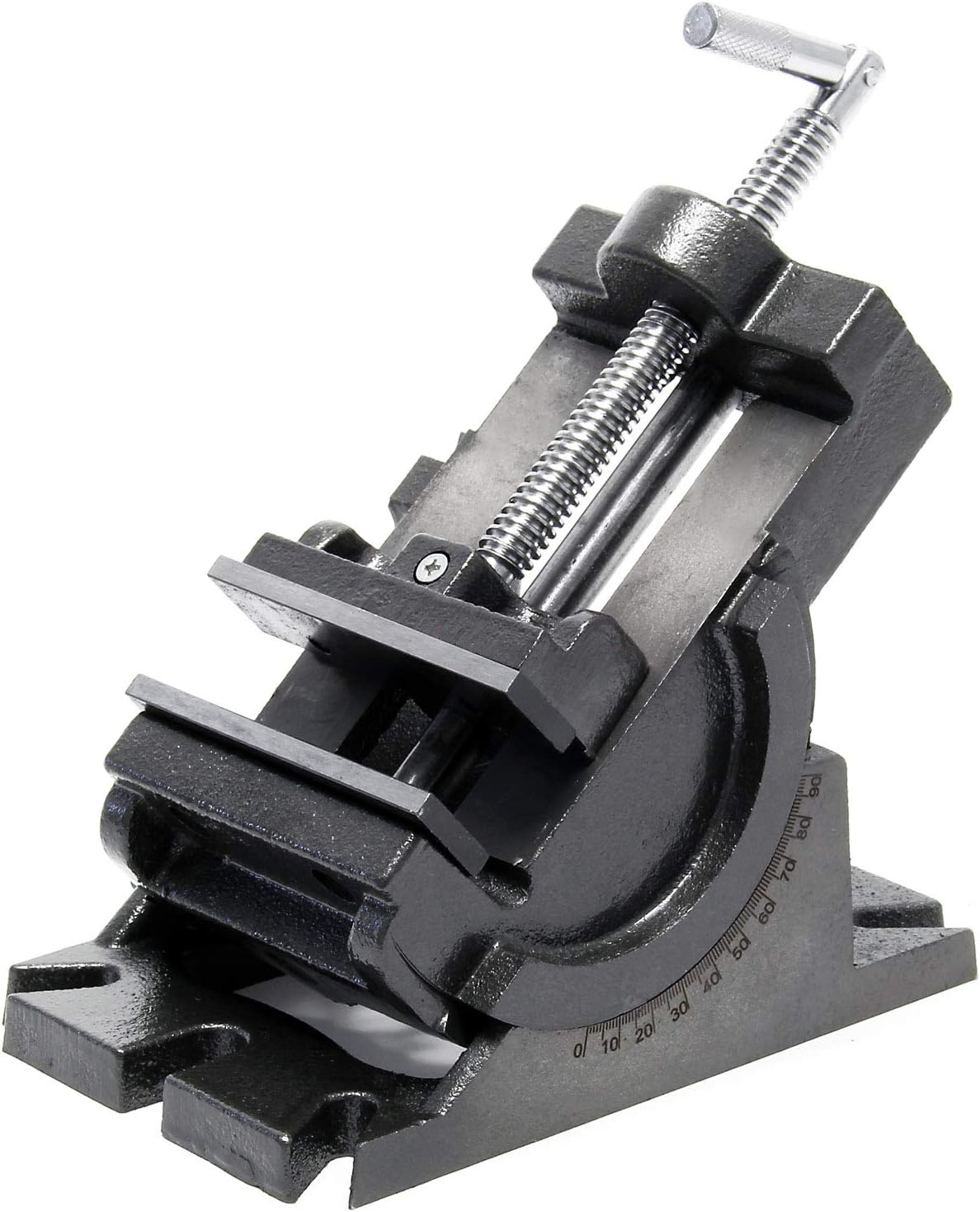 Wiltec Präzisions-Maschinenschraubstock 100 mm Backenbreite, 90 ...