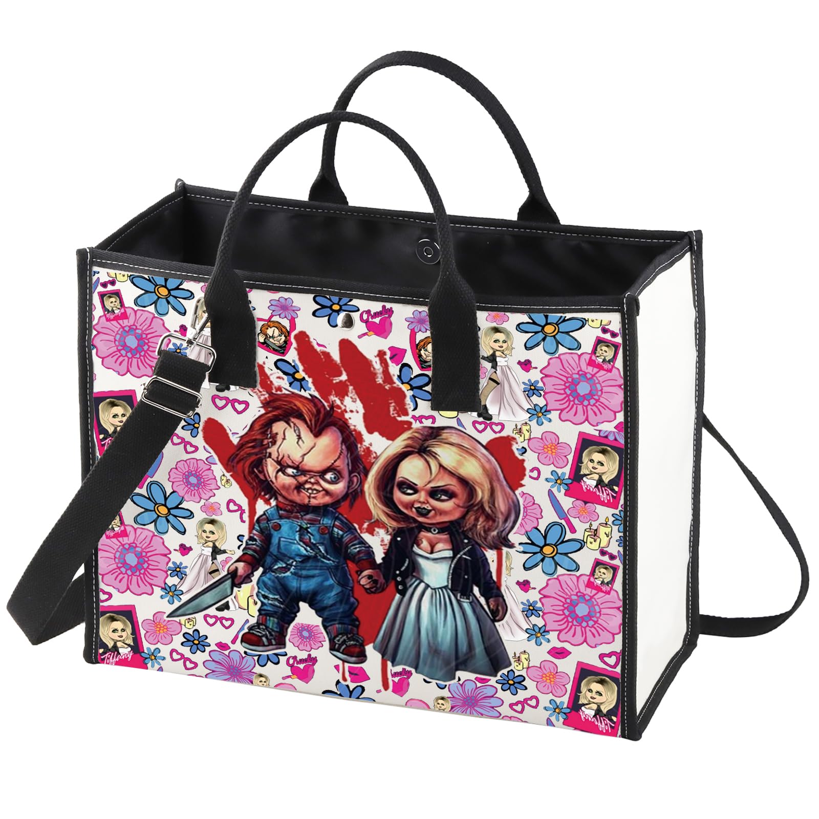 Snapklik.com : WZMPA Chucky Tote Bag Chucky Bride Fans Gift Horror ...
