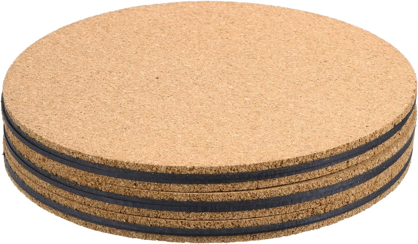Amazon.com | uxcell Cork Coasters, 6 inch Round Cork Trivet Cork Plant ...