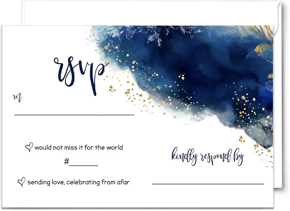 Rsvp Card Dimensions For Wedding Invites: Standard Sizes | ShunBridal