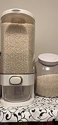 Amazon.com: Sooyee 11Lbs Rice Dispenser, Large Grain Container Storage ...