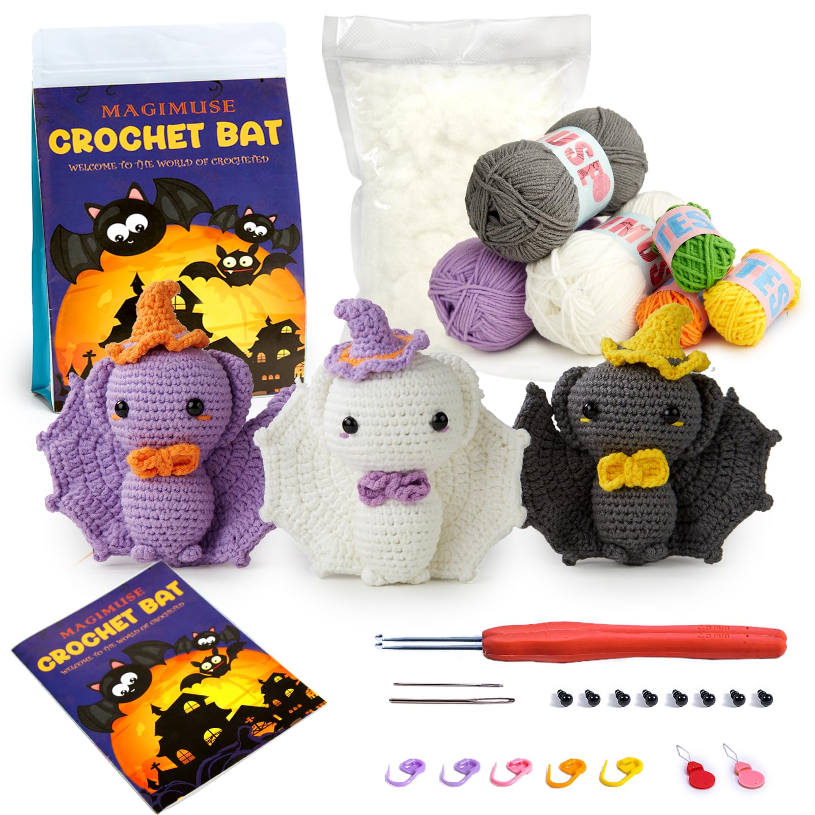 Buy Magimuse Crochet Kit for Beginners, Amigurumi Crocheting Animals ...