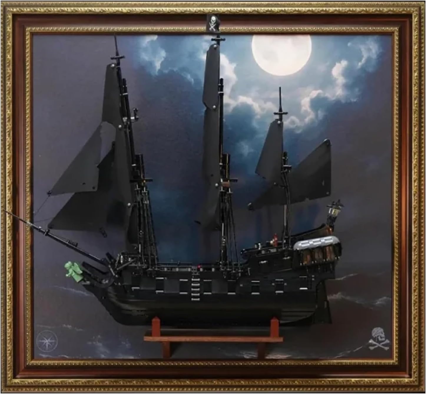 Amazon.com: Display Wallboard for Lego 10365 Captain Jack's Black Pearl ...
