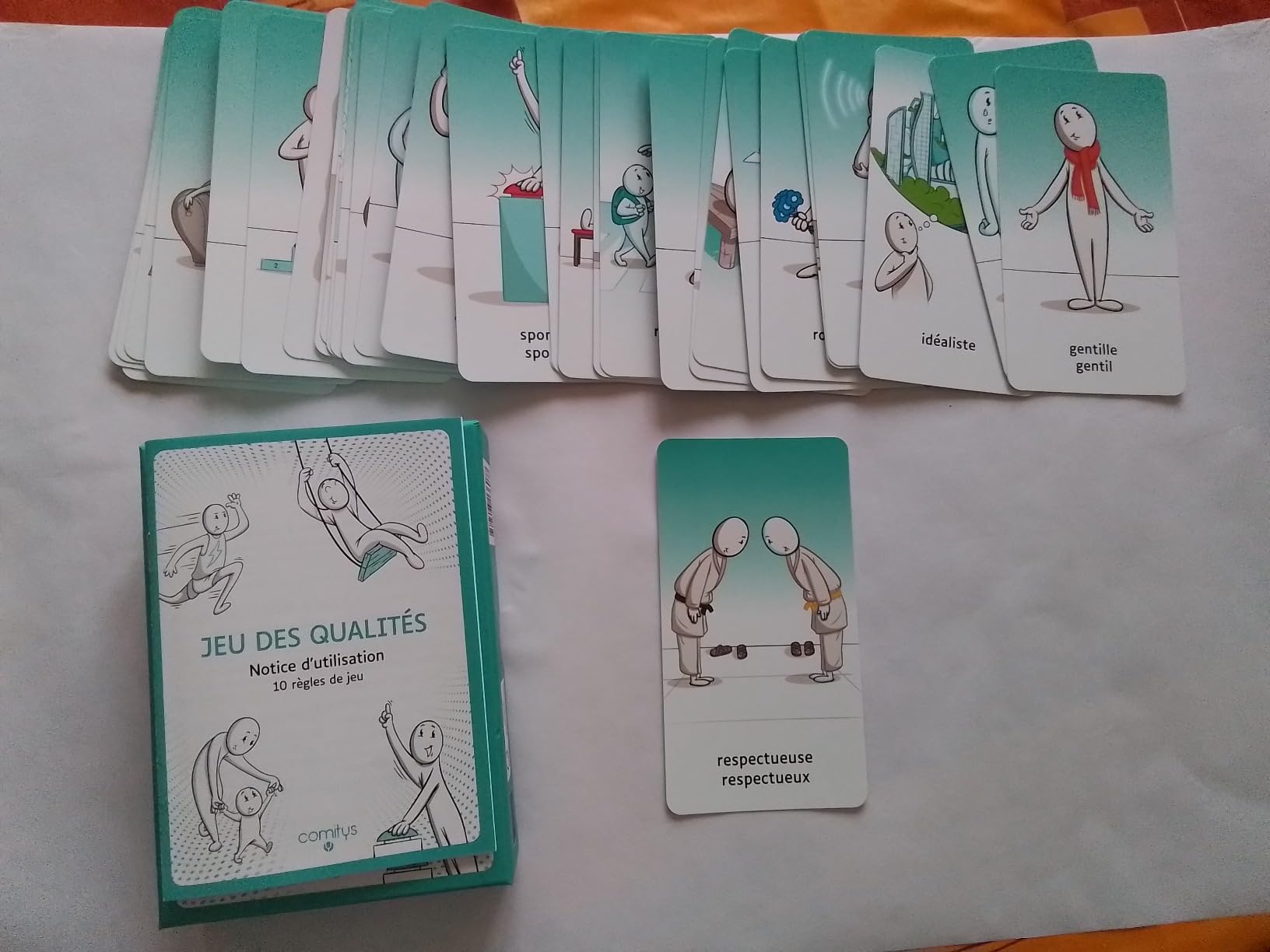 Comitys | Jeu des qualités | Langue : Français | 64 Cartes pour ...