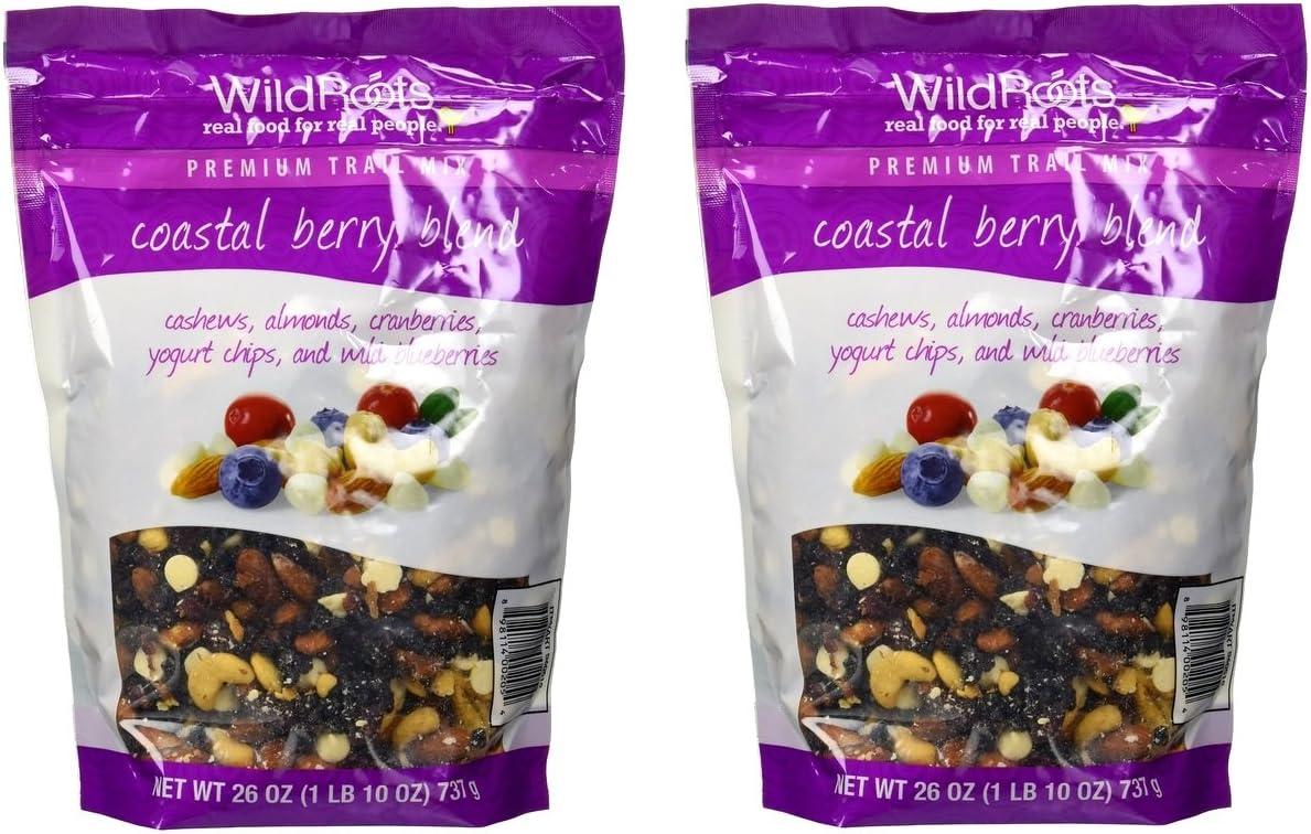 Amazon.com: WildRoots Coastalberry 100 % Natural Trail Mix (Pack of 2 ...
