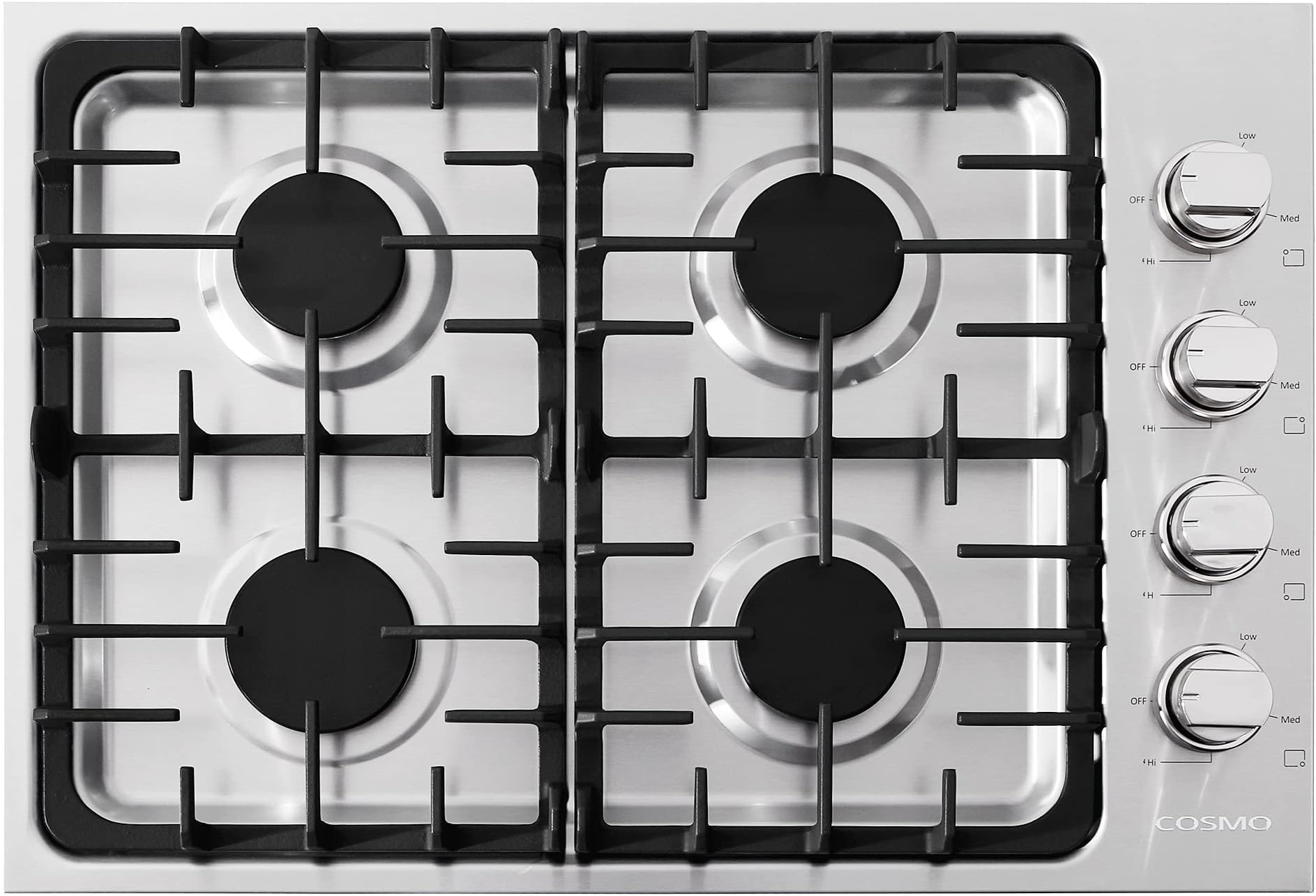 Amazon.com: GE JGP3030SLSS 30 Inch Gas Cooktop with MAX System, Power ...