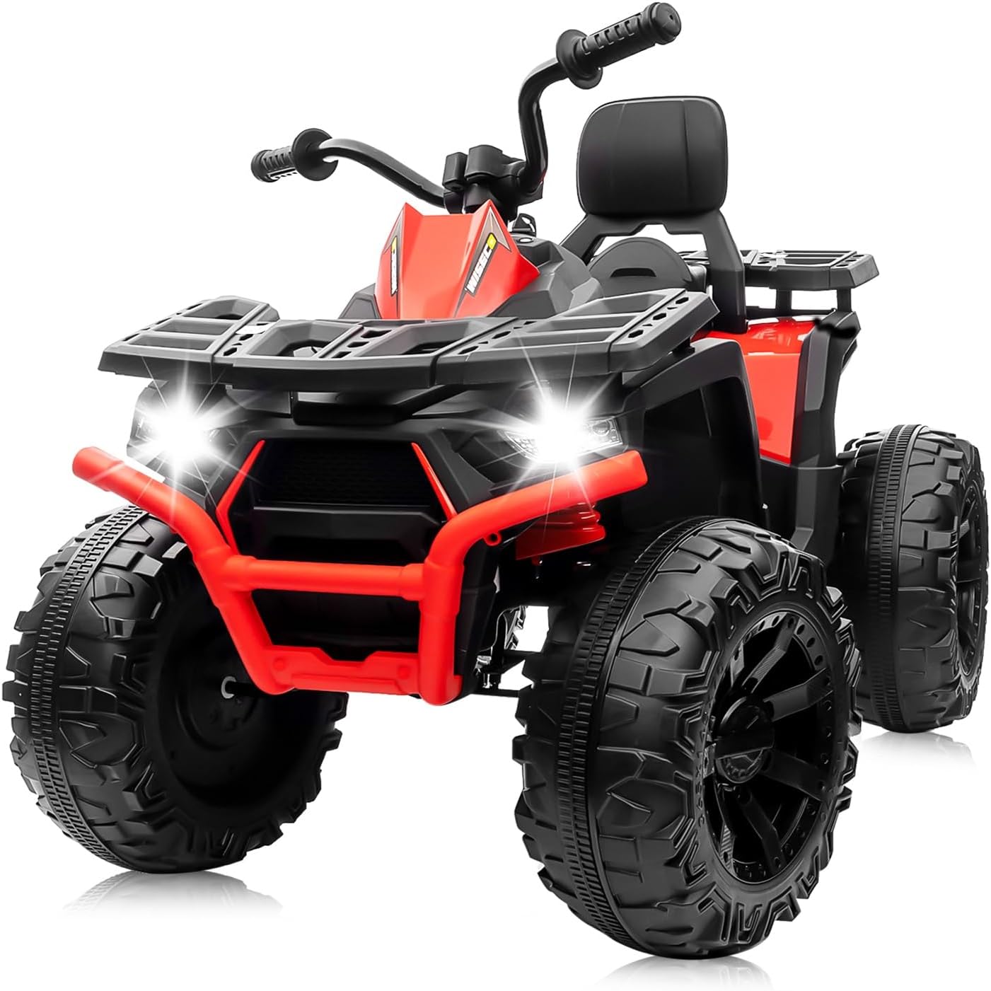 Amazon.com: JOYRACER Kids Ride on ATV, 24V Upgraded Quad 2-Seater w ...