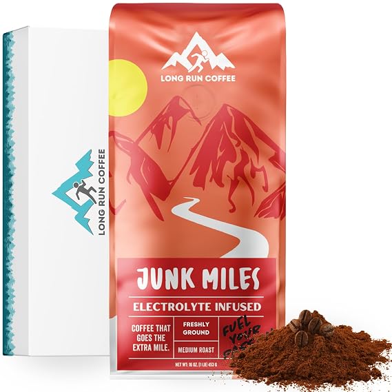 Amazon.com : Long Run Coffee – Hydrating Coffee with Electrolytes – All ...