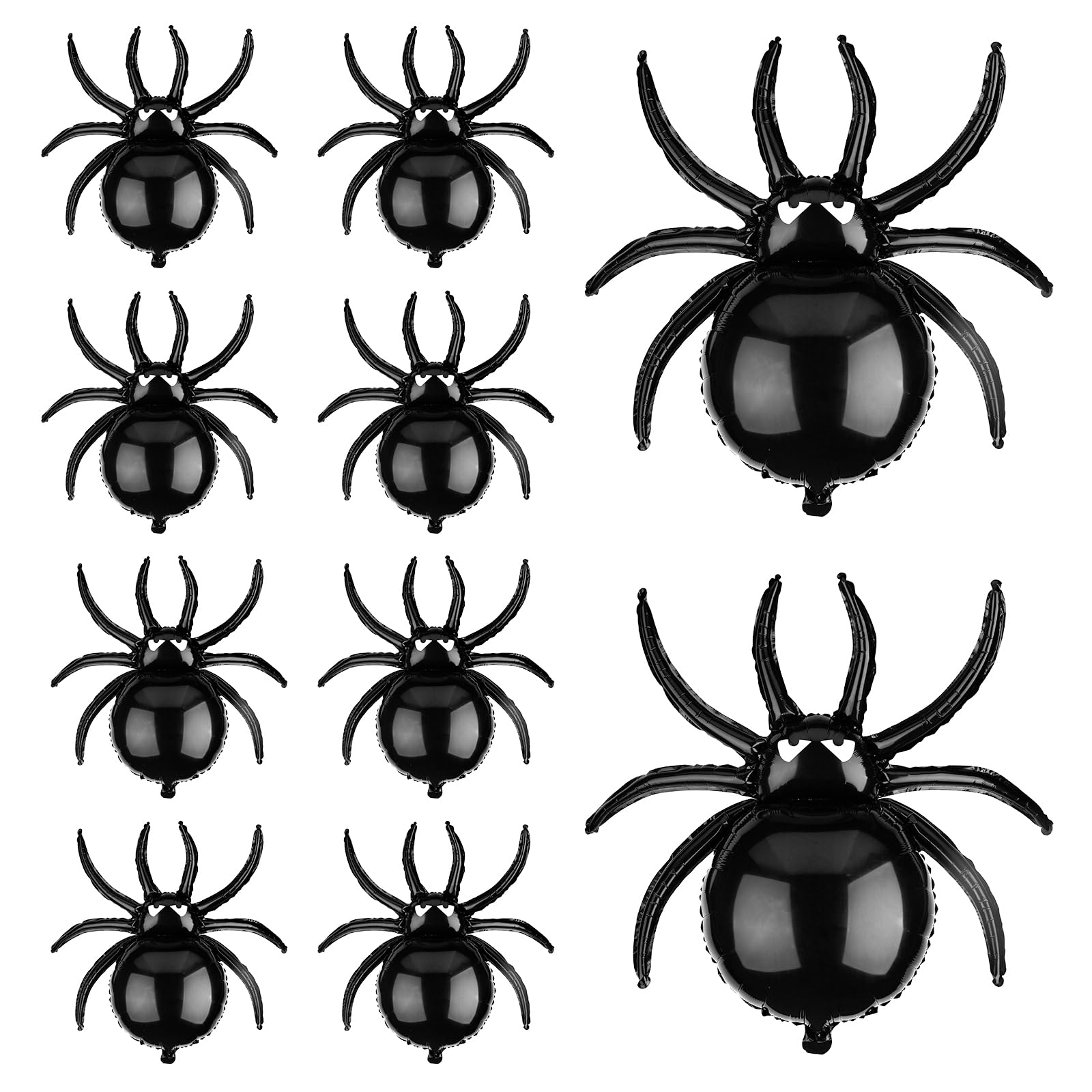 Amazon.com: 10pcs Halloween Spider Balloons, 32.28x30.7 Inch Large ...