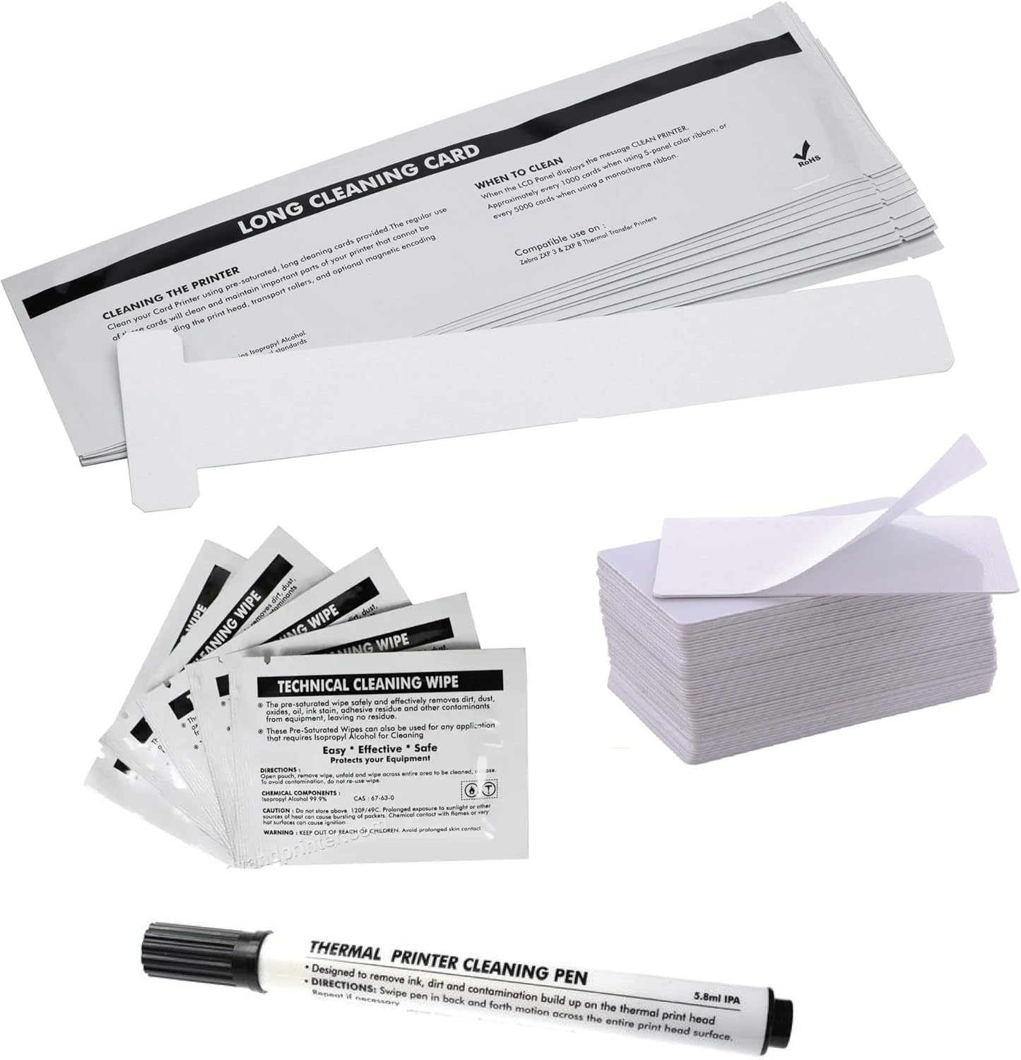 Advanced Compatible Cleaning Kit for Evolis Primacy & Zenius Card ...