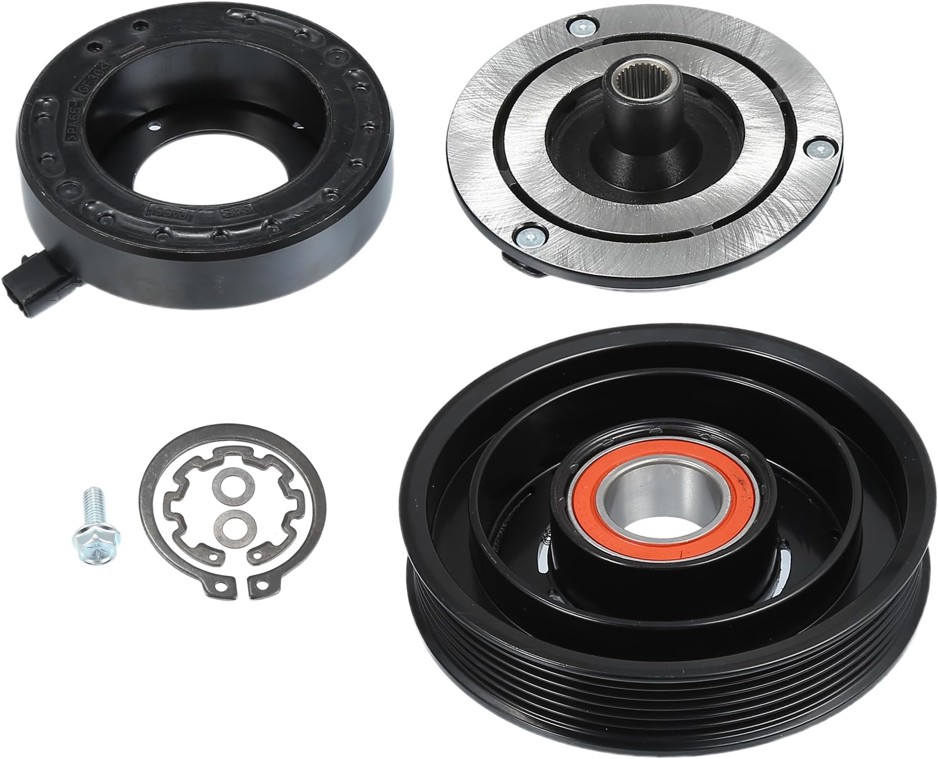 Amazon.com: uxcell AC Compressor Clutch Set Replace for Mazda 3 2010 ...