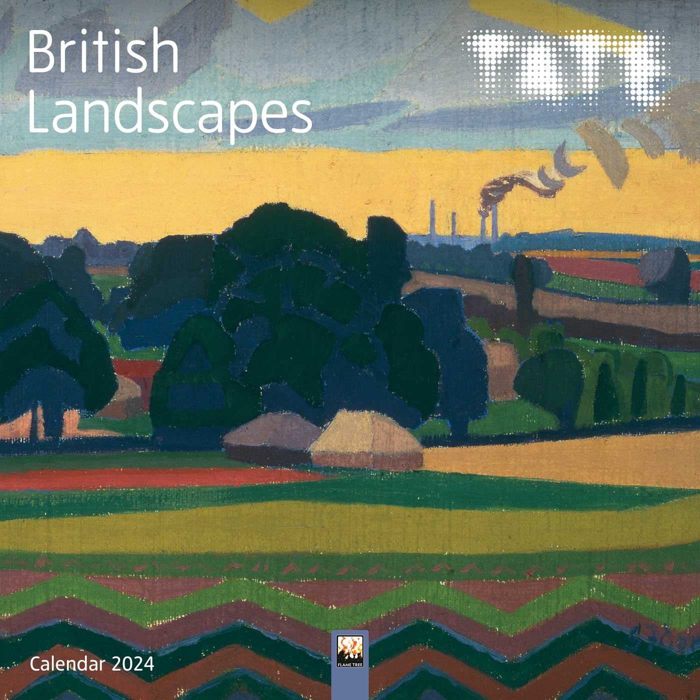 Tate: British Landscapes Wall Calendar 2024 (Art Calendar): Flame Tree ...