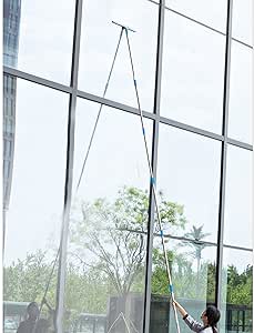 Window Squeegee Extension Pole for Business, Outdoor High Window ...