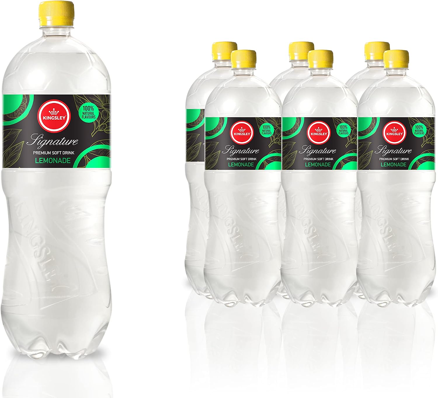 Kingsley Lemonade, Carbonated Soft Drink. Manufactured in the UK, 100% ...