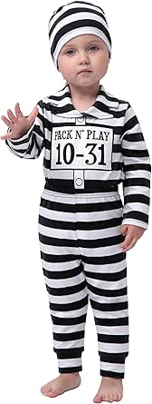 Amazon.com: Spooktacular Creations Halloween Baby Prisoner Costume ...
