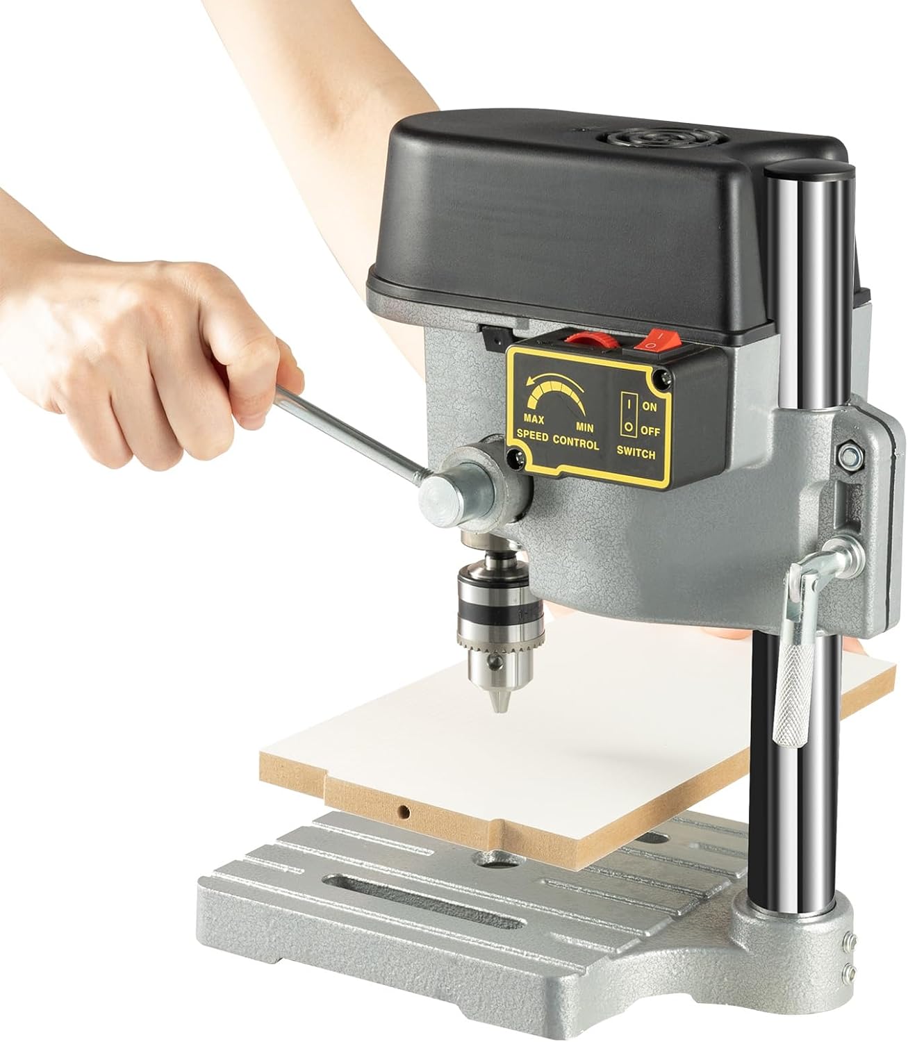 340W Mini Bench Top Drill Press 3 Speed Mini Electric Bench Drilling ...