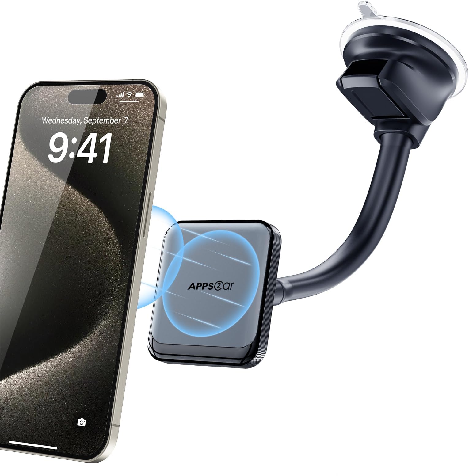 Amazon.com: APPS2Car Magnetic Car Phone Holder, Compatible with MagSafe ...