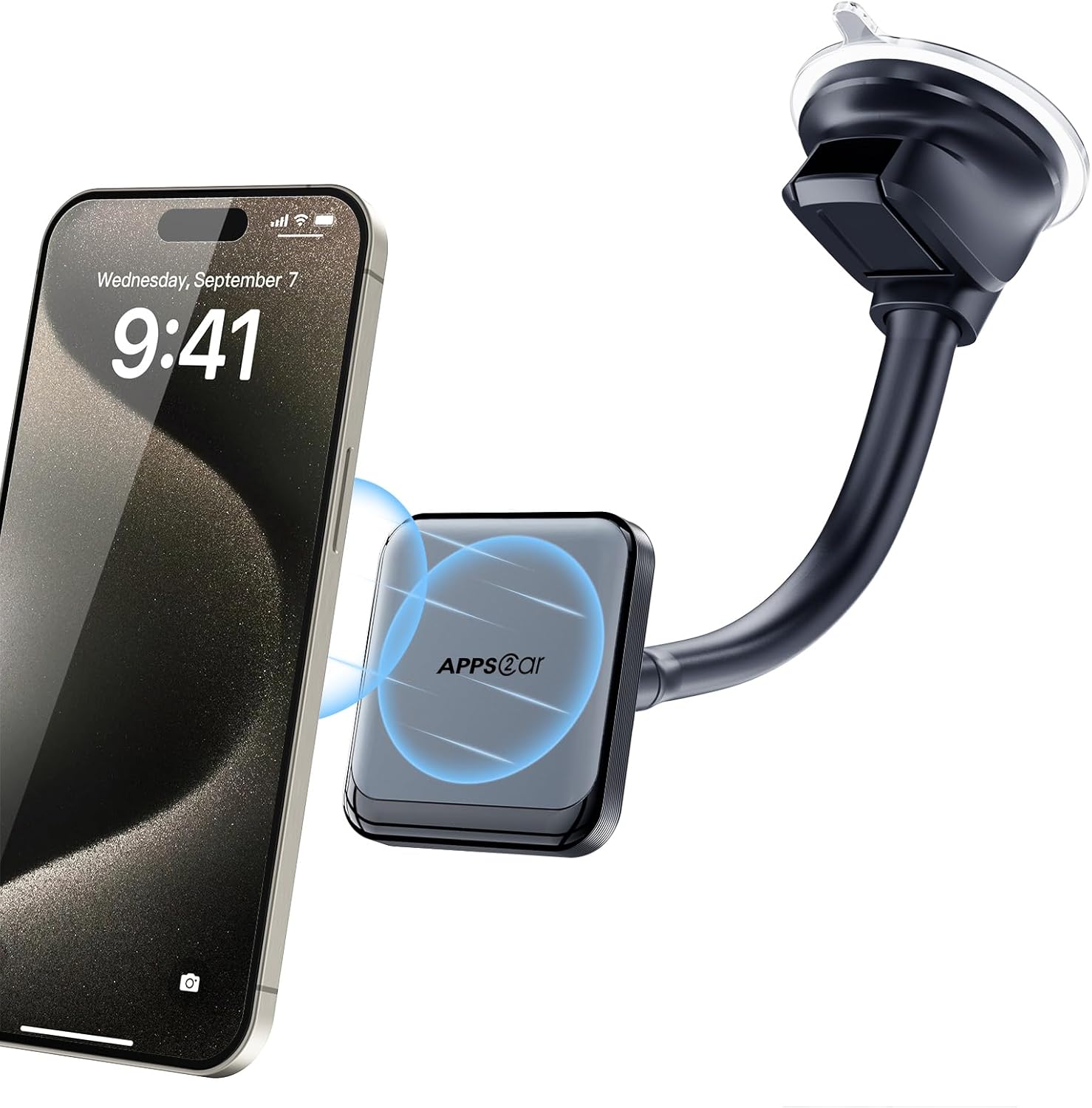 Amazon.com: APPS2Car Magnetic Car Phone Holder, Compatible with MagSafe ...