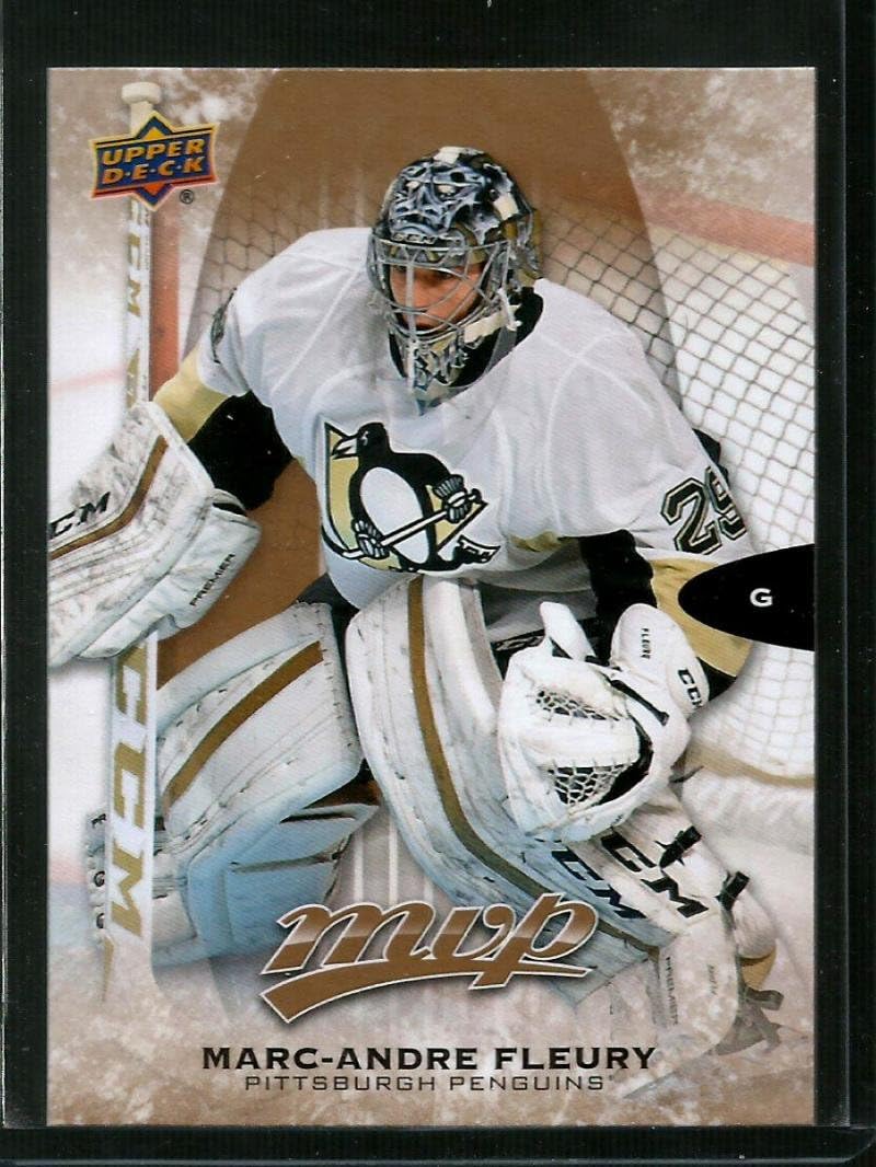 Amazon.com: 2016-17 Upper Deck MVP Hockey #193 Marc-Andre Fleury Pittsburgh Penguins Official ...