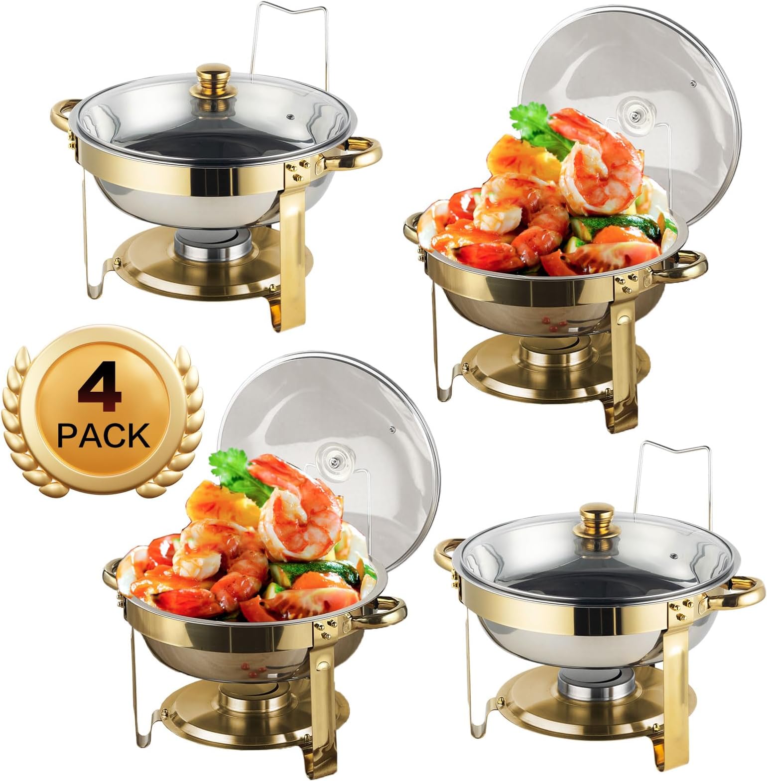 Amazon.com: GGIU Chafing Dishes for Buffet Set: Chafers for Catering ...