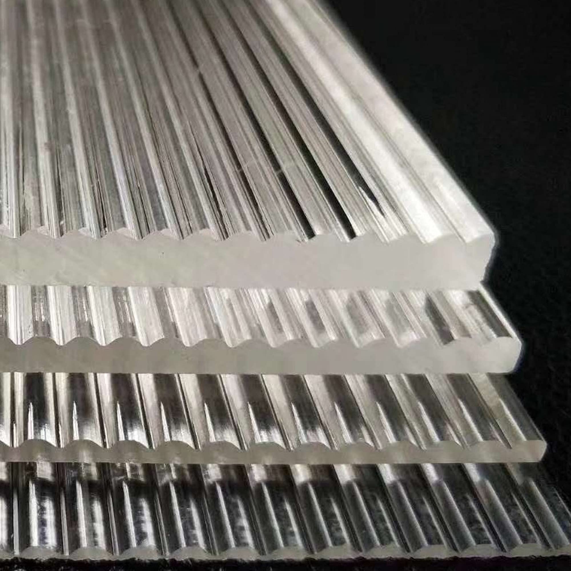 Snapklik.com : Plexiglass Perpex 1/8 Acrylic Striped Wave Board