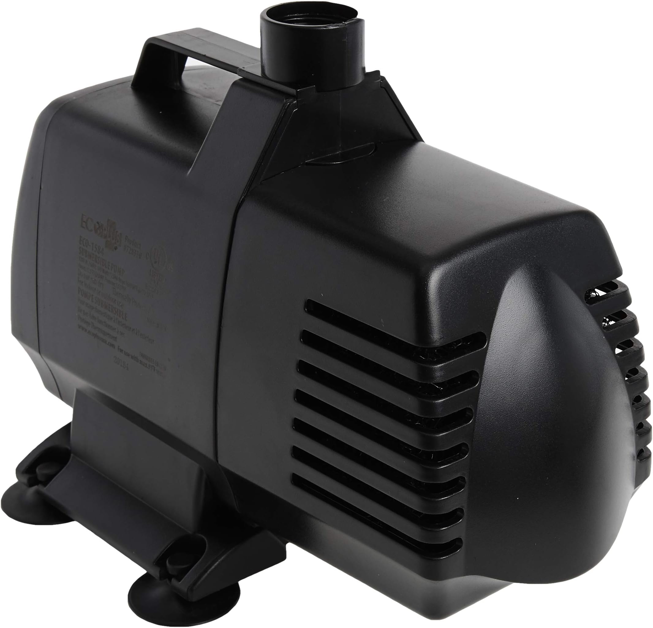 Amazon.com : EcoPlus Eco 264 Fixed Flow Submersible/Inline Pump 290 GPH ...