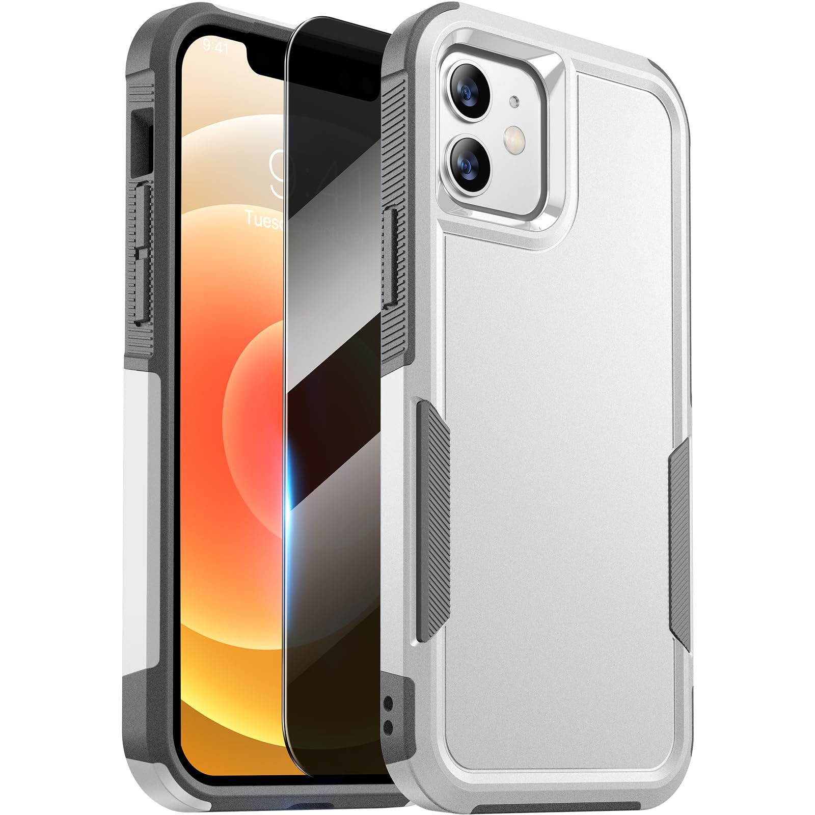 Amazon.com: Diaclara Designed for iPhone 12 Case/iPhone 12 Pro Case ...