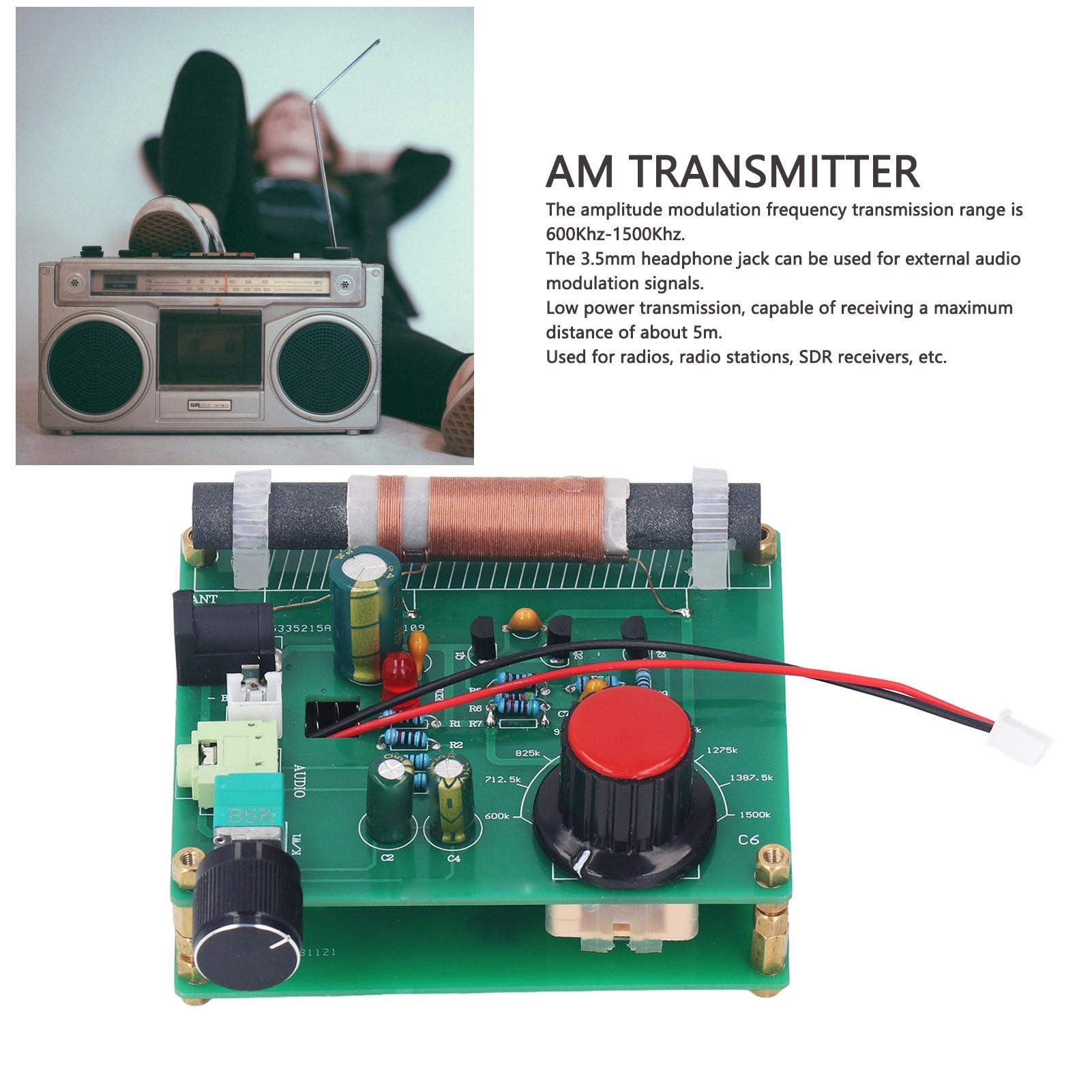AM Radio Transmitter, DIY 600Khz1500Khz Amplitude Modulation ...
