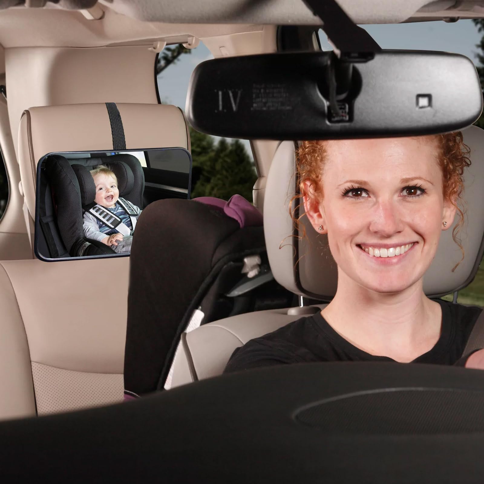 Baby Travel Gear Baby Car Mirror For Rear Facing Seats - Shatterproof ...
