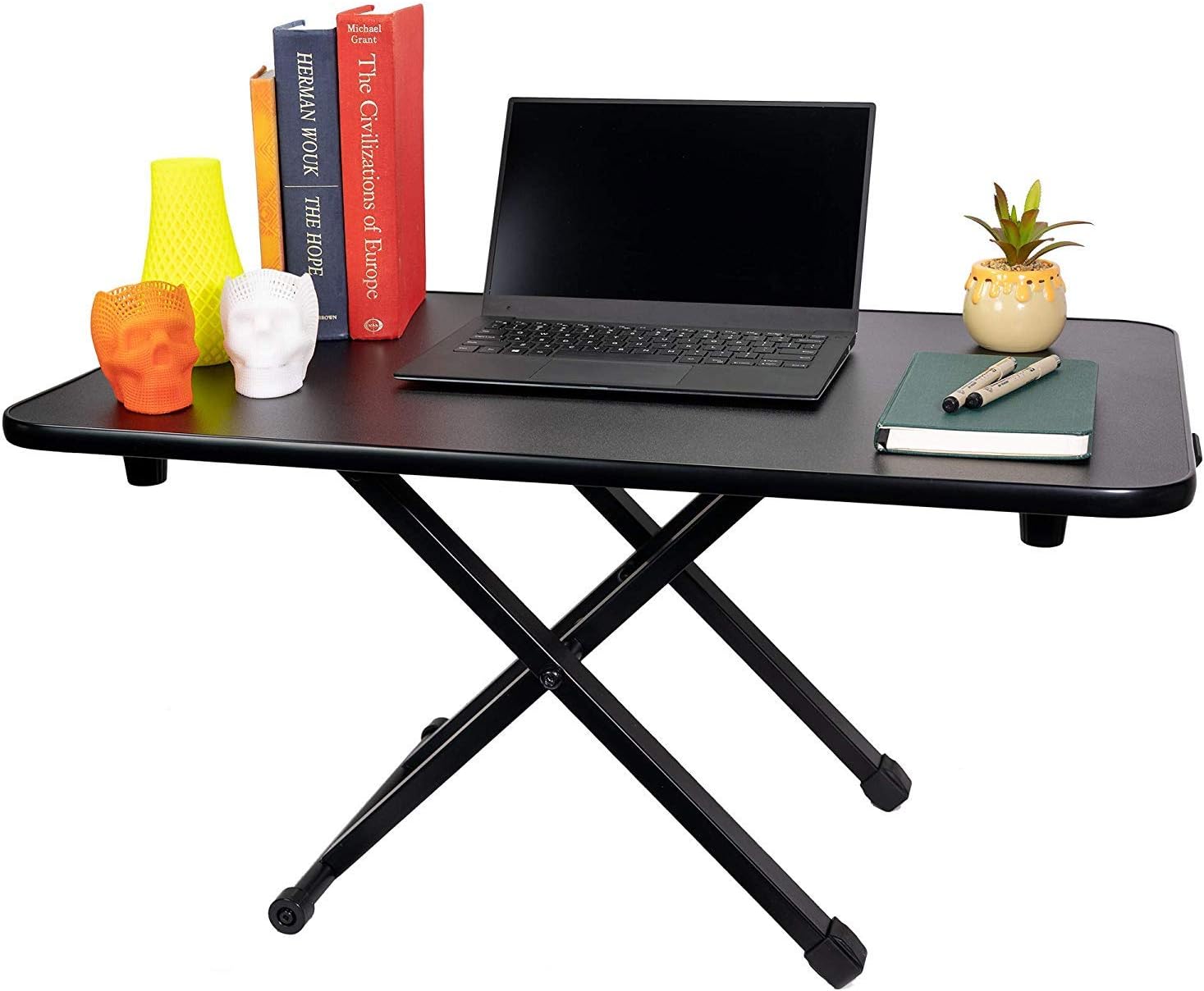 Amazon.com: WYZworks Height Adjustable Standing Desk 16" Computer ...