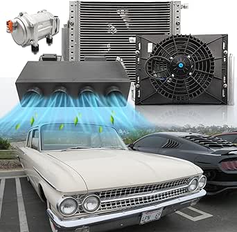 Amazon.com: 12V Under Dash Air Conditioner, Universal 12 Volt A/C Kit ...