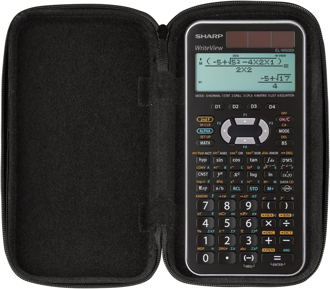 CalcCase Original Schutztasche Schutzhülle für Taschenrechner Sharp EL ...
