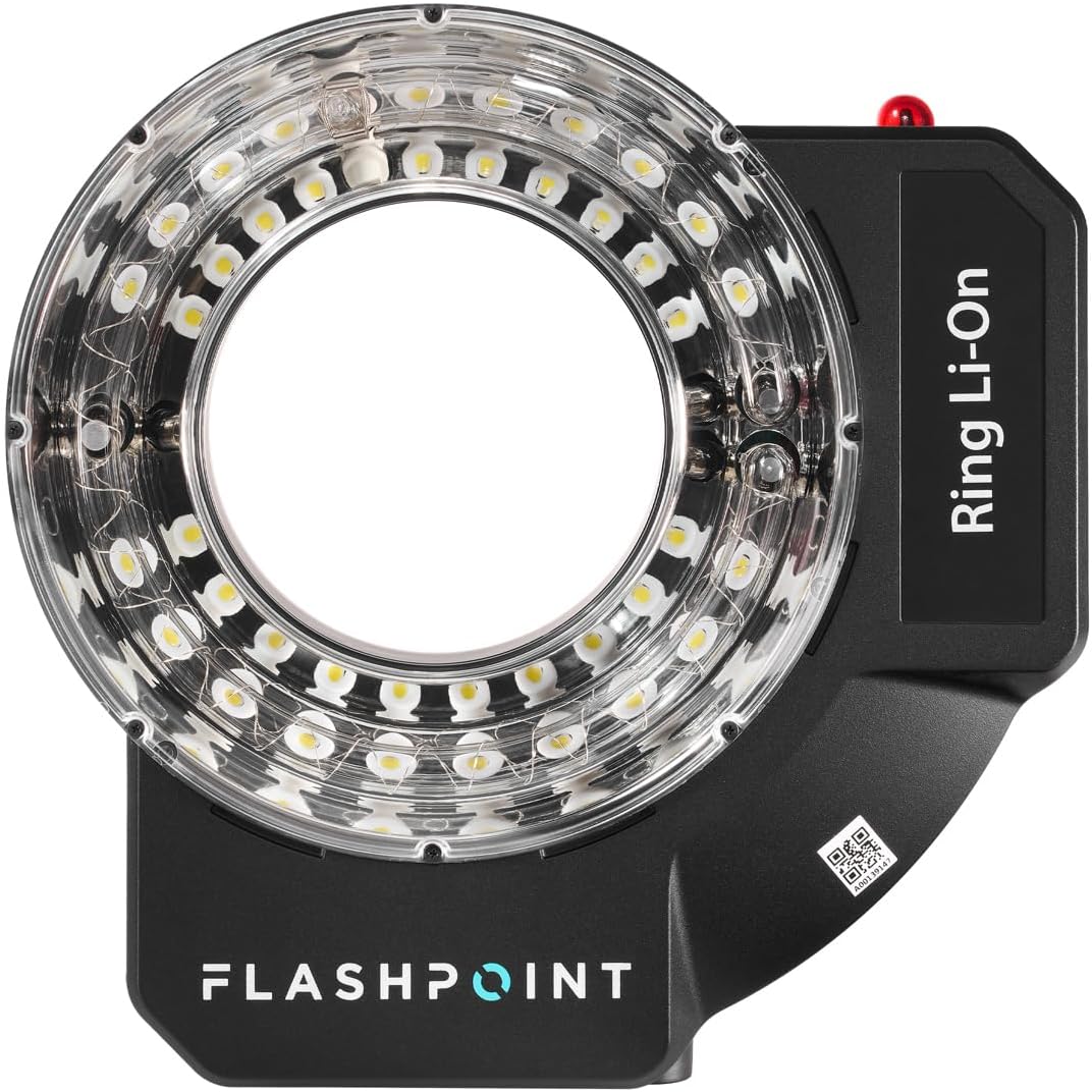 Amazon.com : Flashpoint RF-400 Ring Li-On 400ws Ringflash with Battery ...